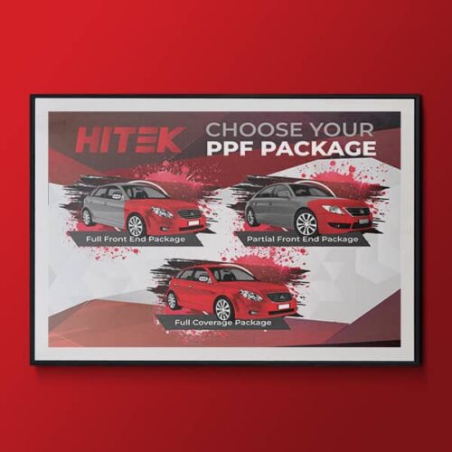 Choose your PPF Package Poster - HITEK