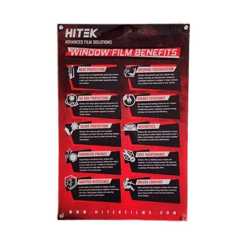 Window Film Benefits Acrylic Board - HITEK